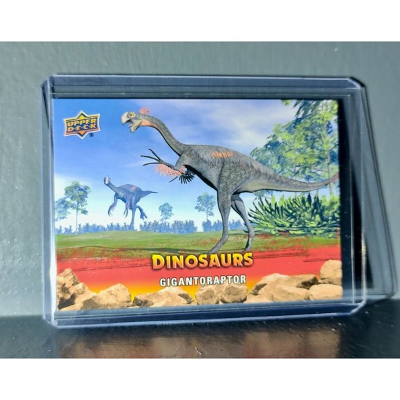Other | 215 Upper Deck Dinosaurs Gigantoraptor Extinction Red Parallel ...